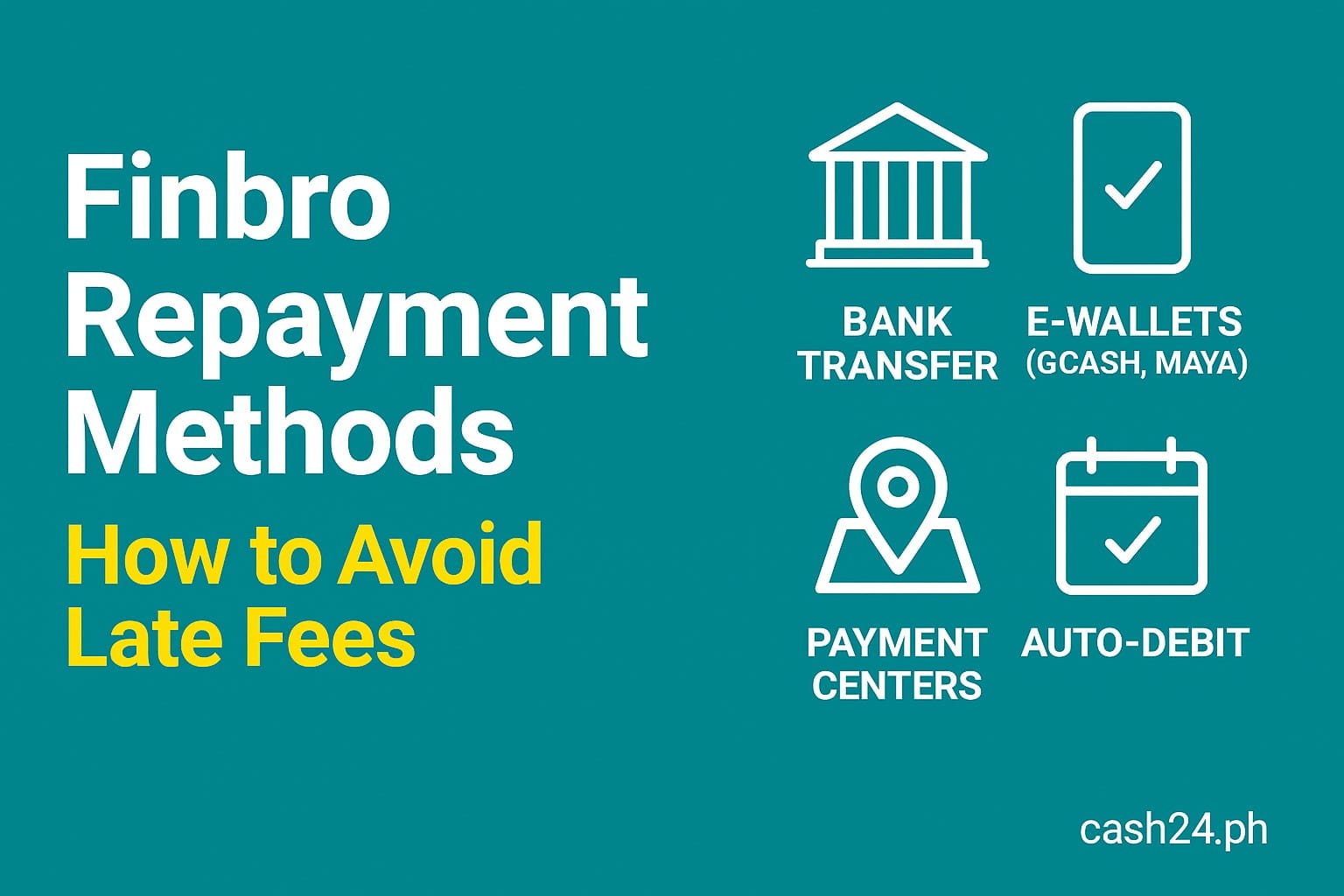 Finbro Repayment Methods: How to Avoid Late Fees (2026) - CASH24